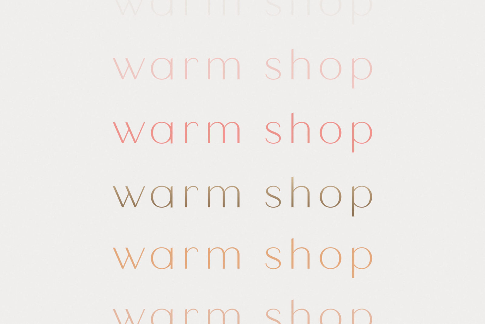 Brand + Website Launch: Warm Shop - amarielael.com