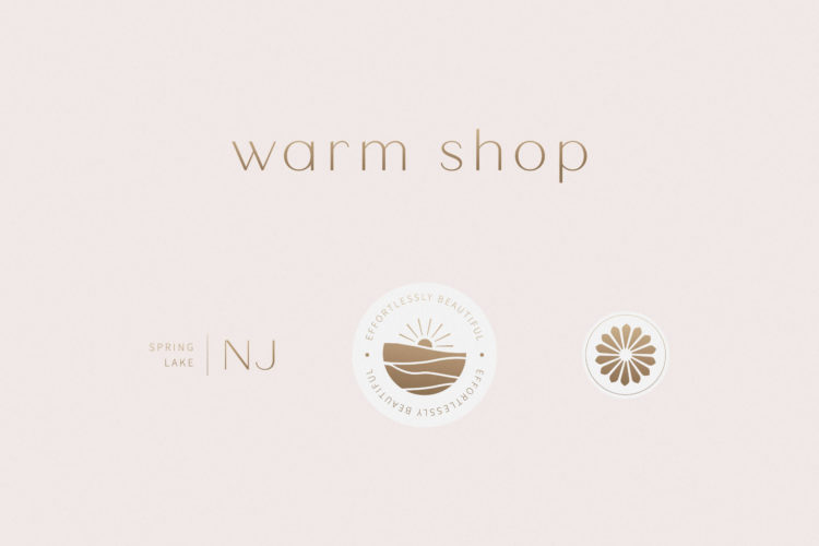 Brand + Website Launch: Warm Shop - amarielael.com