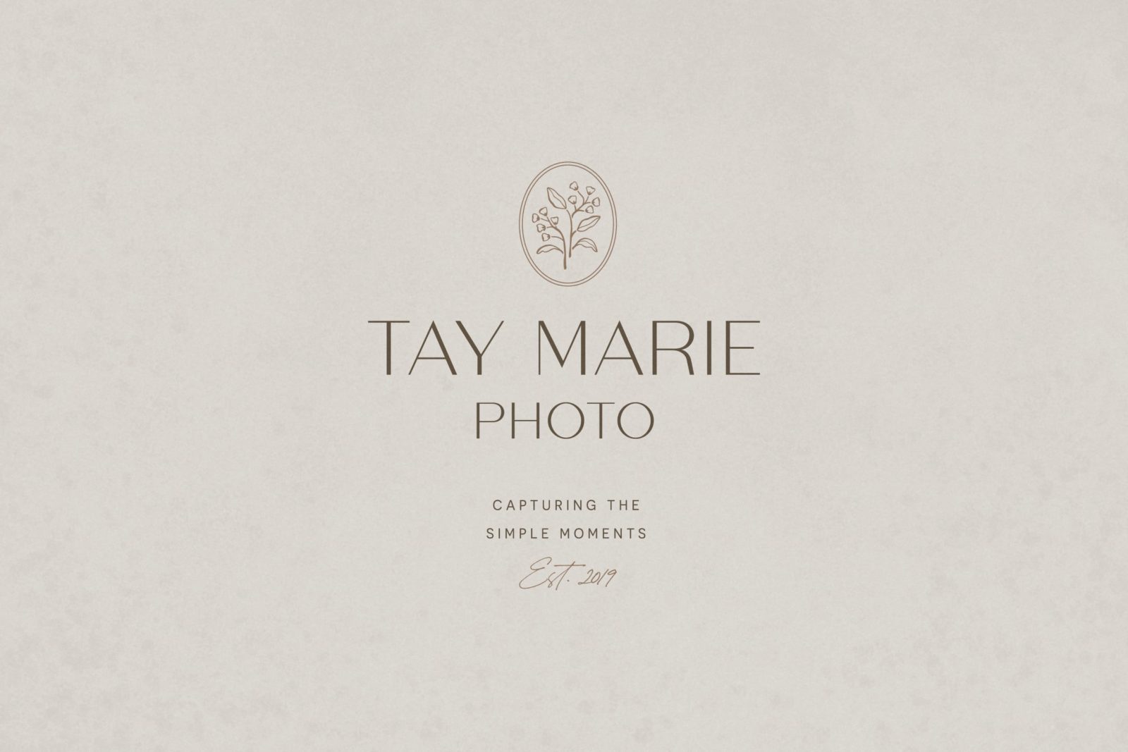 Brand + Website Launch: Tay Marie Photo - amarielael.com