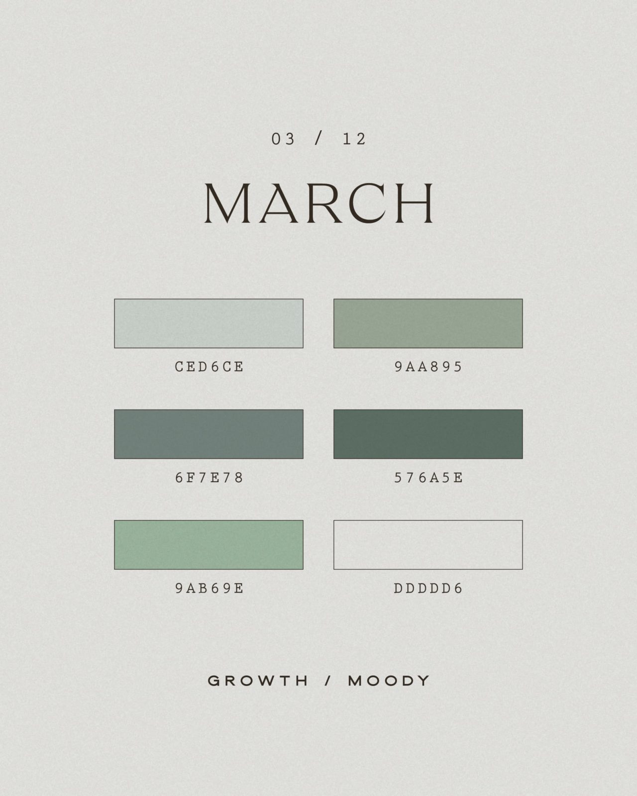What if Months were Trendy Color Palettes? - amarielael.com