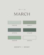 What if Months were Trendy Color Palettes? - amarielael.com