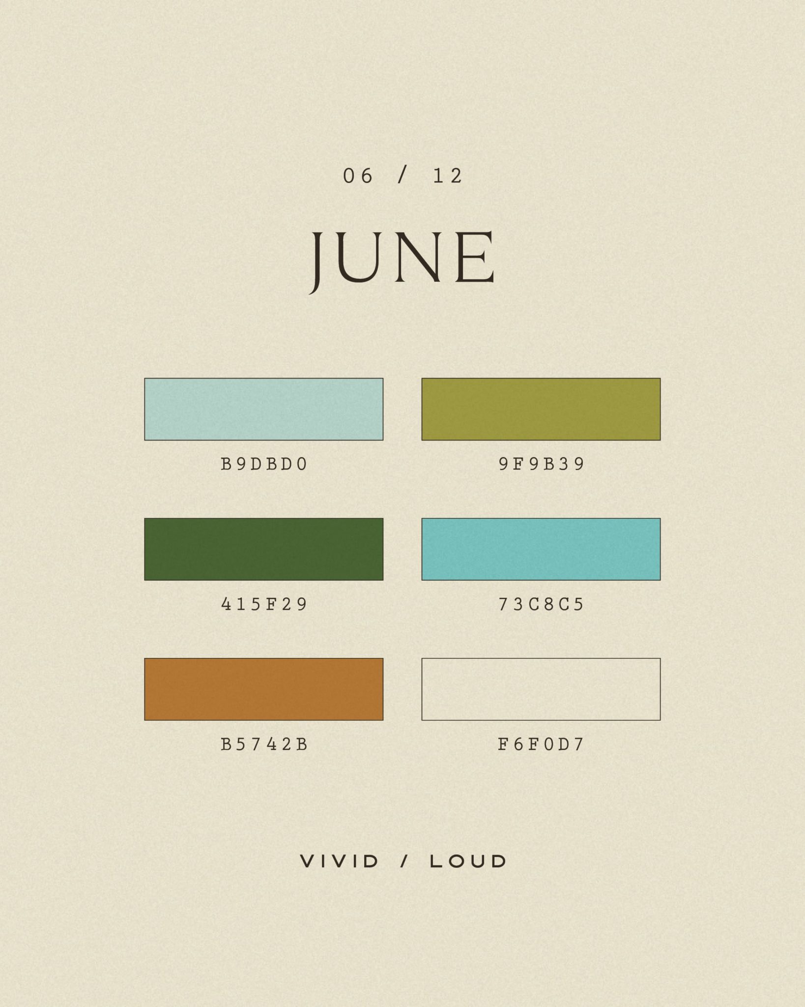 What if Months were Trendy Color Palettes? - amarielael.com