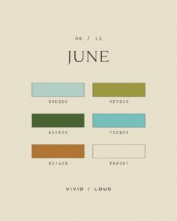 What if Months were Trendy Color Palettes? - amarielael.com