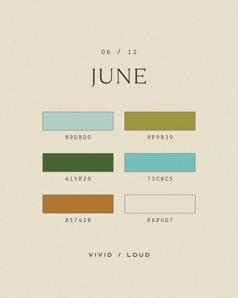 What if Months were Trendy Color Palettes? - amarielael.com