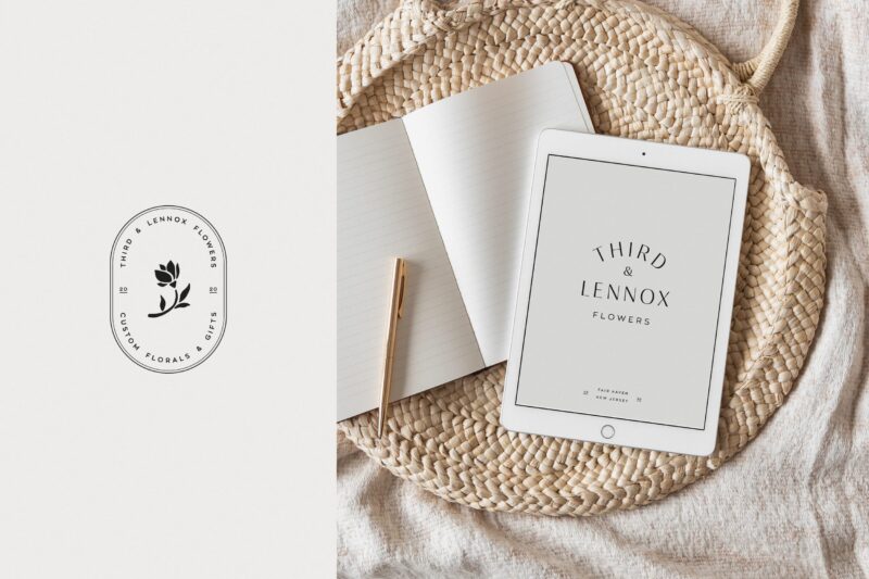 Brand + Website Launch: Third & Lennox Flowers - amarielael.com